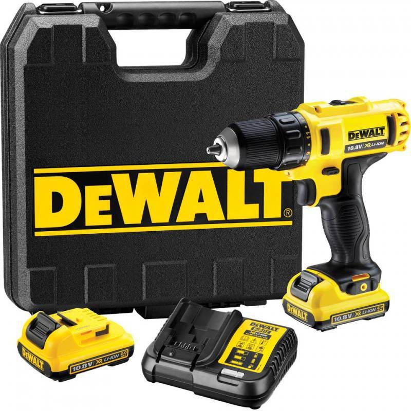 DeWALT DCD710D2 Boormachine met pistoolgreep Lithium-Ion (Li-Ion) 2Ah ...