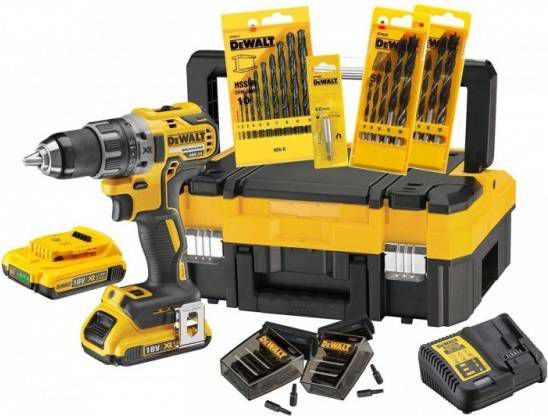 DeWalt DCK791D2T-QW 18V Li-Ion Accu Schroef-/boormachine set (2x 2,0Ah ...